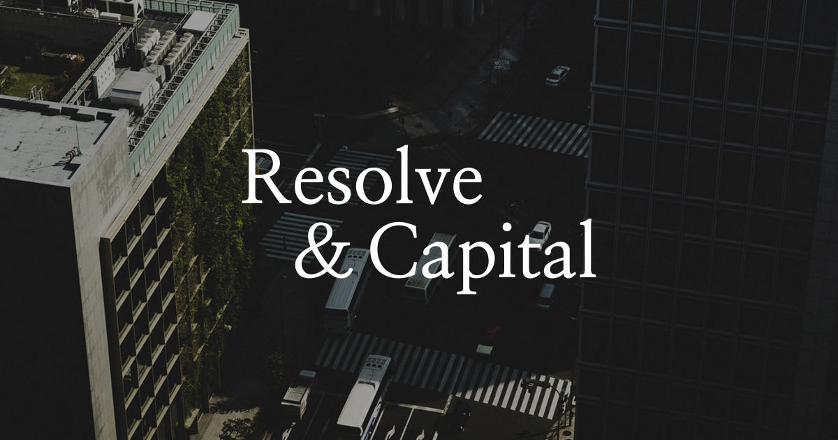 Resolve & Capital | リゾルブ・アンド・キャピタル